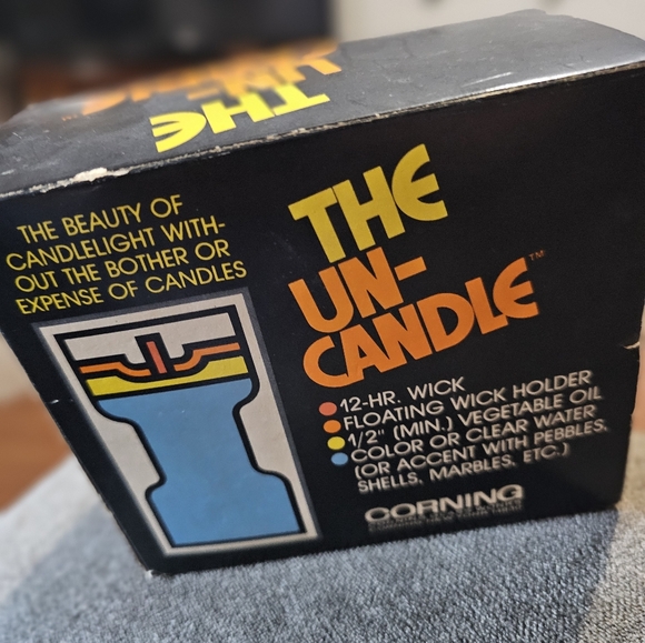Art | Vintage 7s The Uncandle In Original Box By Corning Pyrex Floating ...